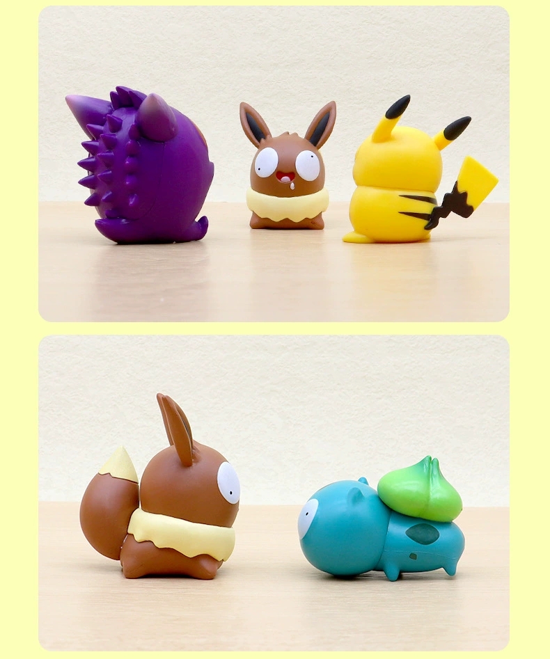 [SG In Stock] Retarded Look Pokemon Figure Pikachu Gengar Eevee Psyduck ...