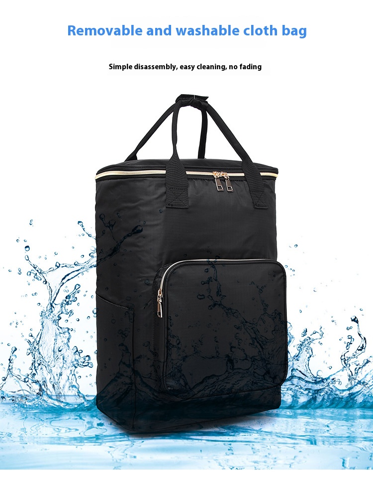 SG Folding Shopping Trolley 5-wheel Large Capacity Retractable Grocery ...