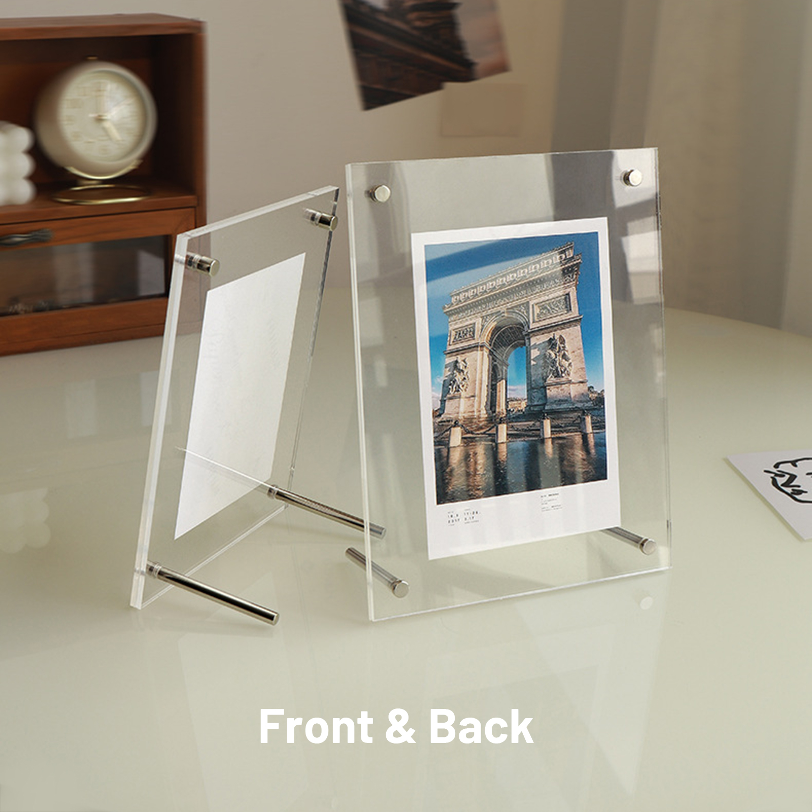 🇸🇬【SG】Clear Photo Frame / 6in 8in 10in Acrylic Clear Frames / Photocard ...