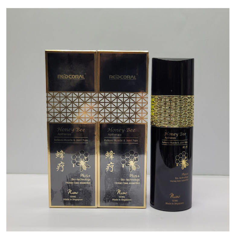 REDCORAL Honey Bee Apitherapy 120m 新加坡红珊瑚蜂疗 (RELIEVE MUSCLE & JOINT ...