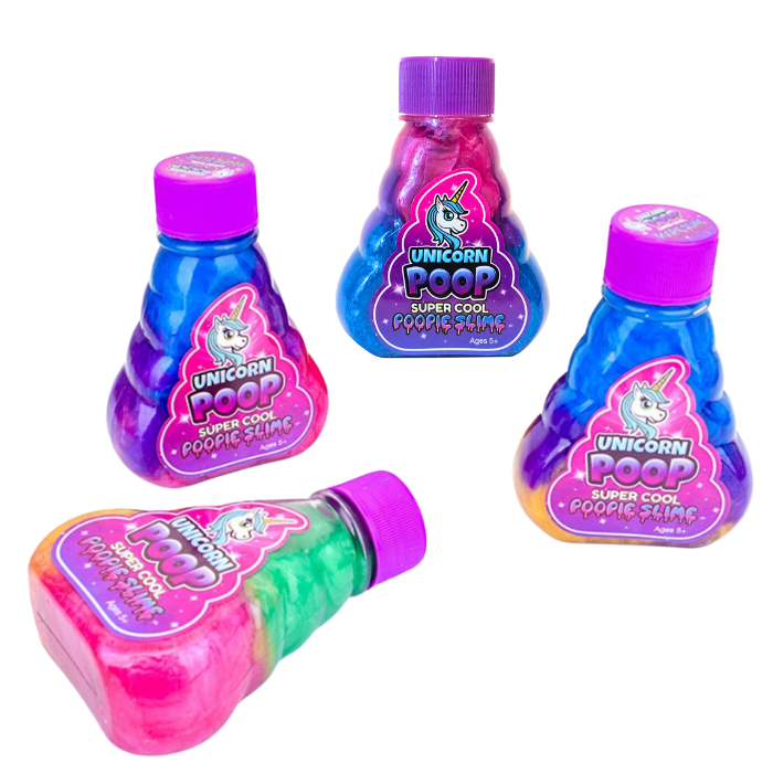 Magical Colorful Glitter Unicorn Poop and Sanrio Cube Cute Slime | Non ...