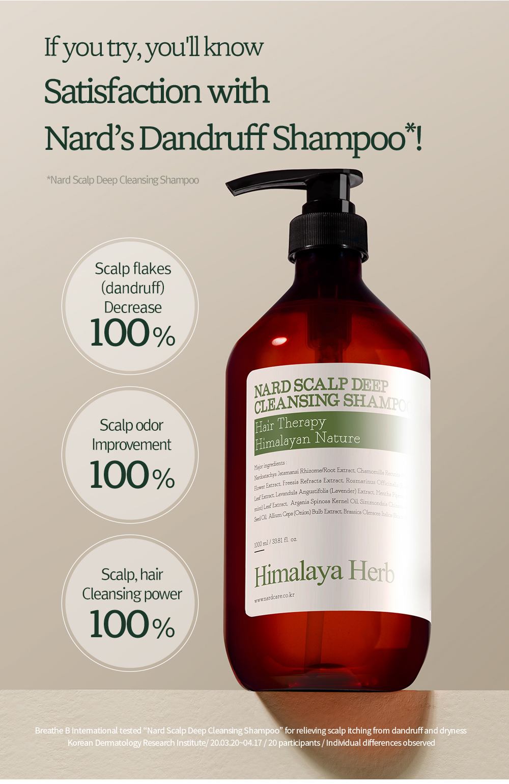 [NARD] Scalp Deep Cleansing Dandruff Shampoo, 500ml/1000ml - For Oily Scalp | Shopee Singapore