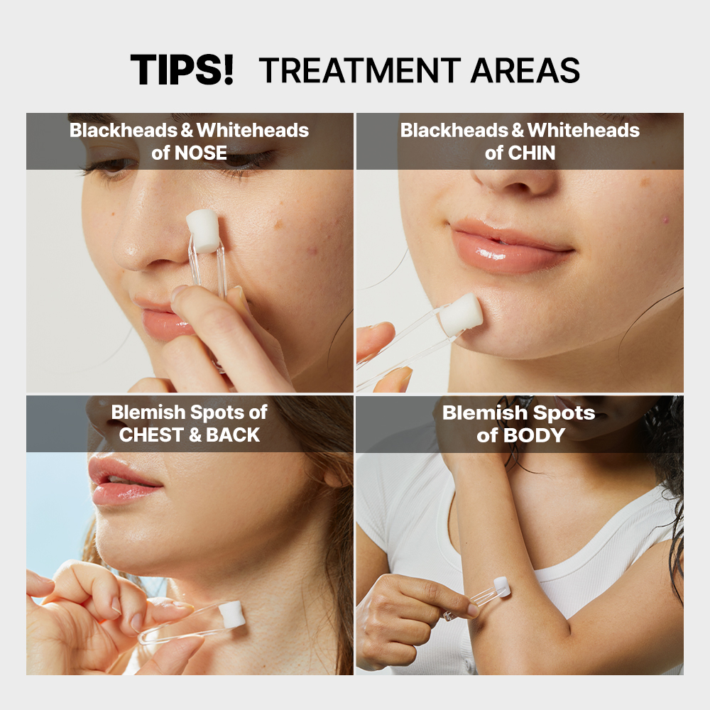 [COSRX] TokTok Acne Cotton Ball, The AHA 2 BHA 2 Blemish Treatment ...