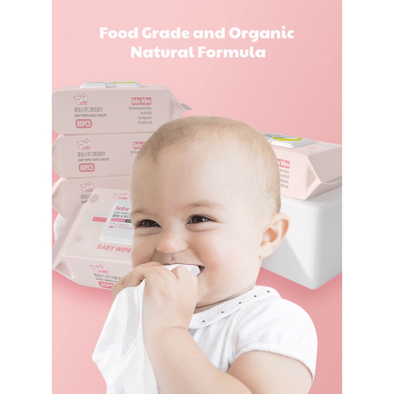 【Local Ready Stock】Mini Baby Wipes | Wet Wipes | Bacteriostatic Rate 99 ...