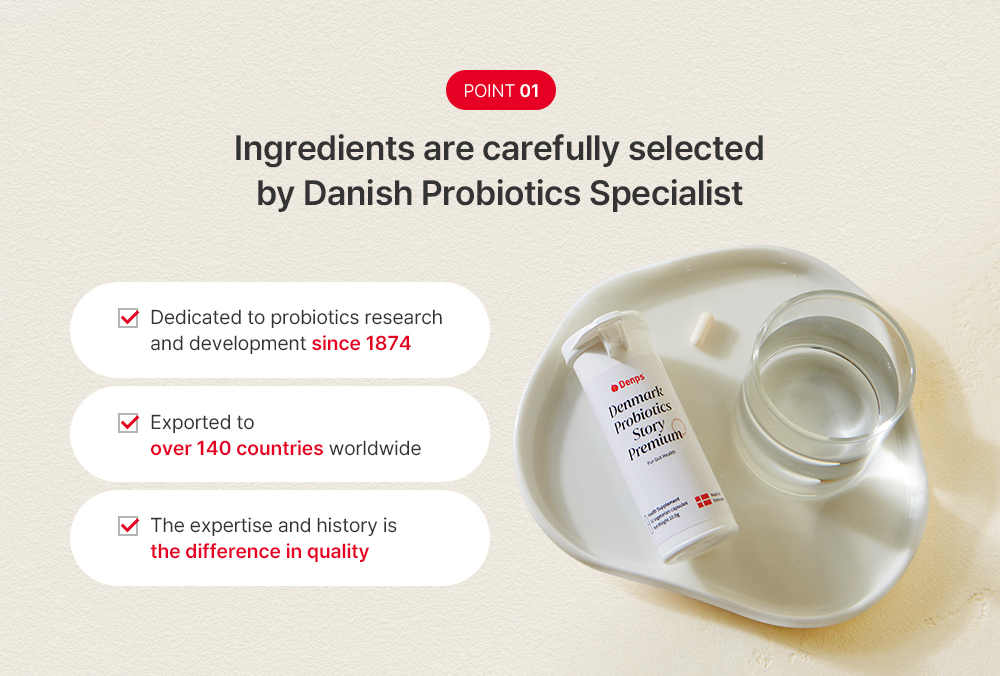 Denps Denmark Probiotics Story Premium - 10 Billion CFU LGG® & BB-12 ...
