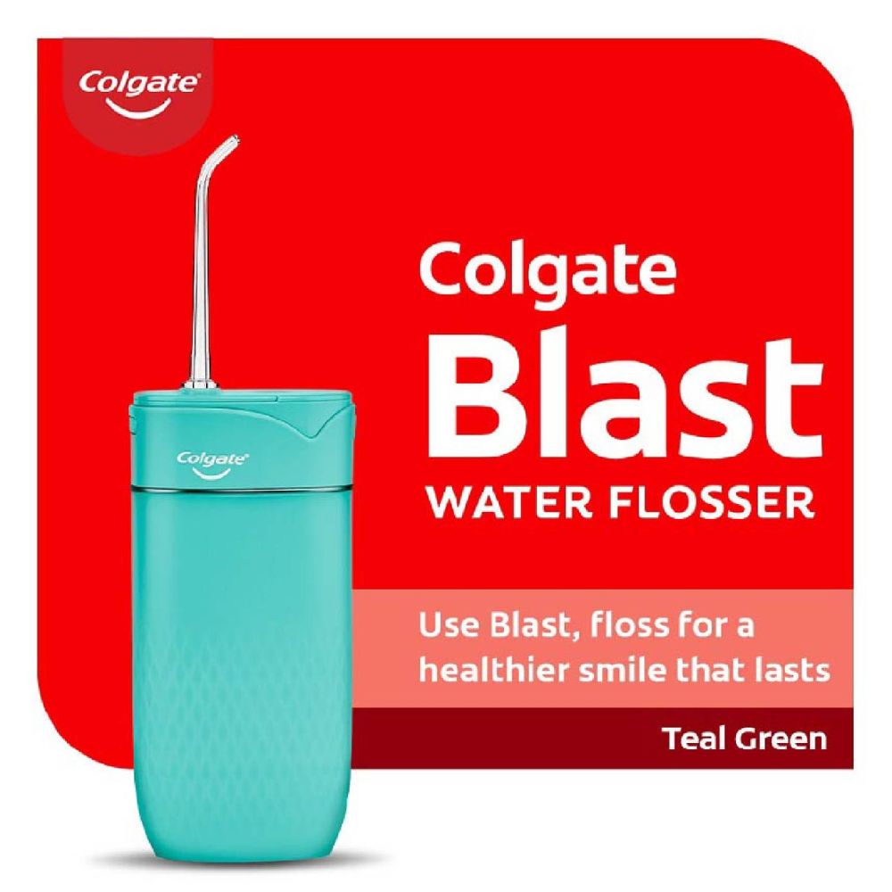 COLGATE Portable Blast Water Flosser Teal Green Packset consists ...