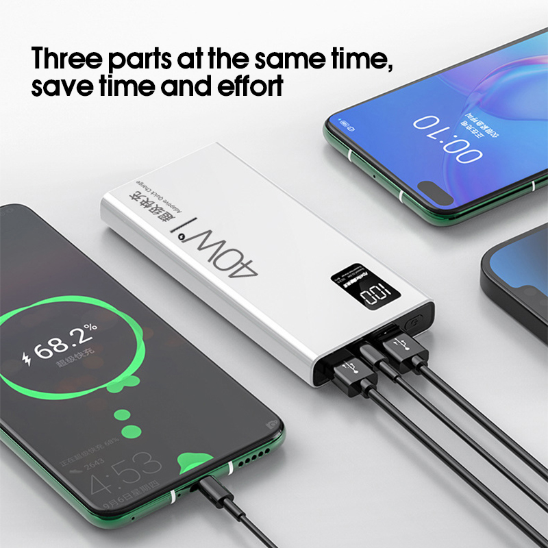 【CCC Certification】40W 20000mAh Super Fast Charge Powerbank Flash ...