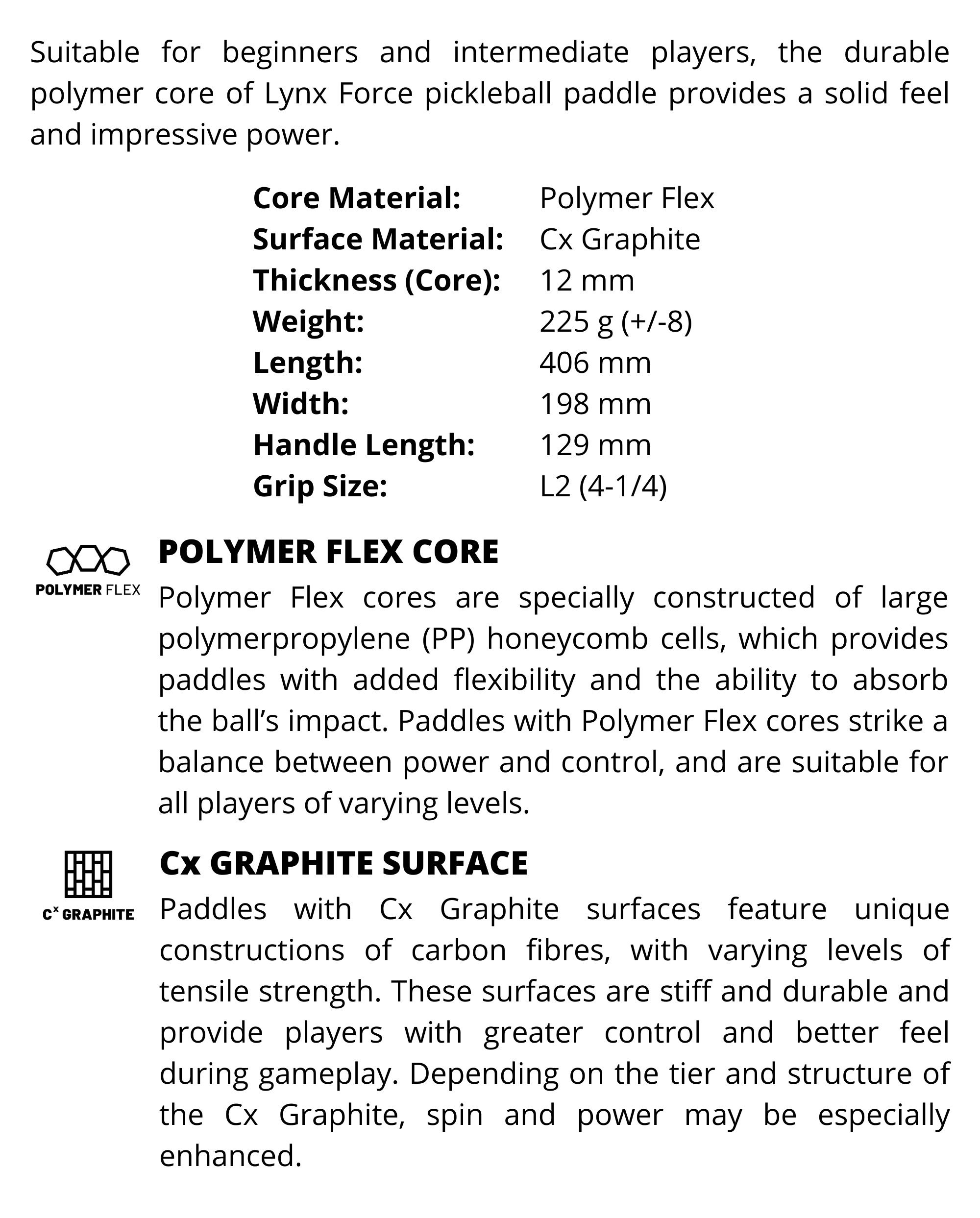 LYNX Pickleball Paddle - Force [Enso Lifestyle] | Shopee Singapore