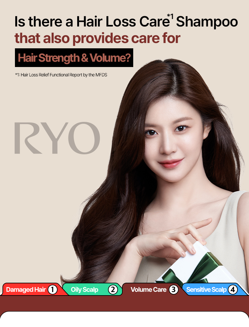 Ryo Hair Strengthen & Volume Shampoo 480ml – Weak Hair, Thinning Hair ...