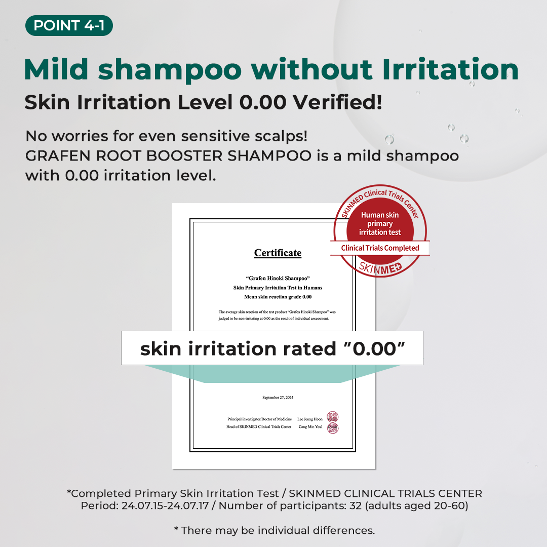 [GRAFEN] Root booster Shampoo 500ml x3 + [Free Gift] Miniature root ...
