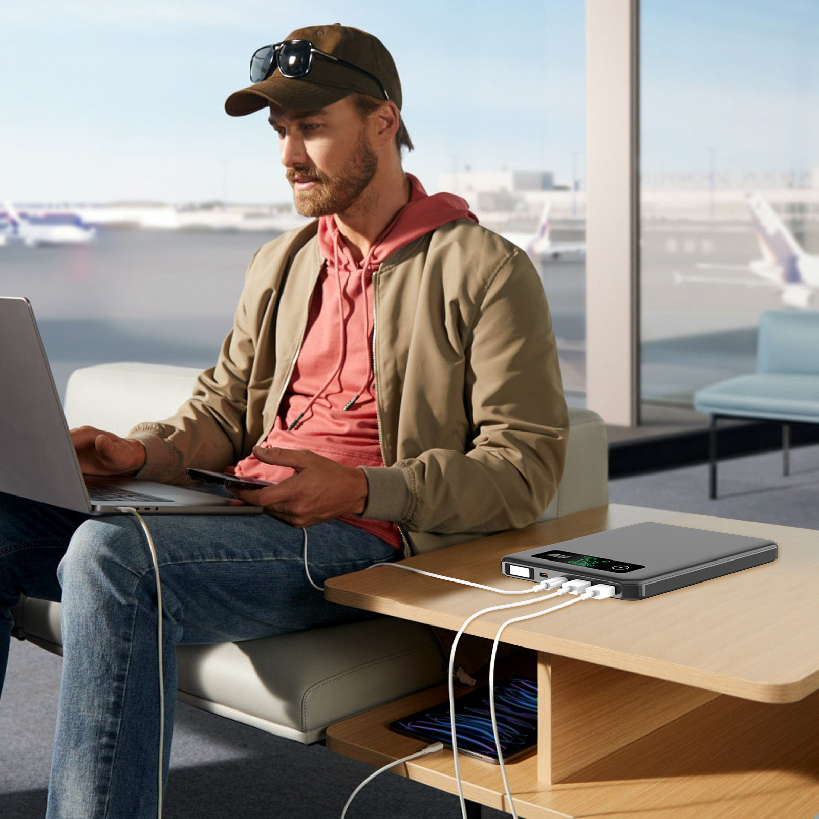 (SG) ALON AIR BOOST 20000mAh PD 100W Laptop Powerbank (Black) – Ultra ...