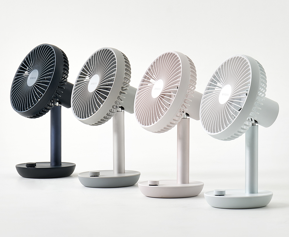 LUMENA STAND 3Z Table Fan Desk Fan USB Wireless Fan Portable Electric ...