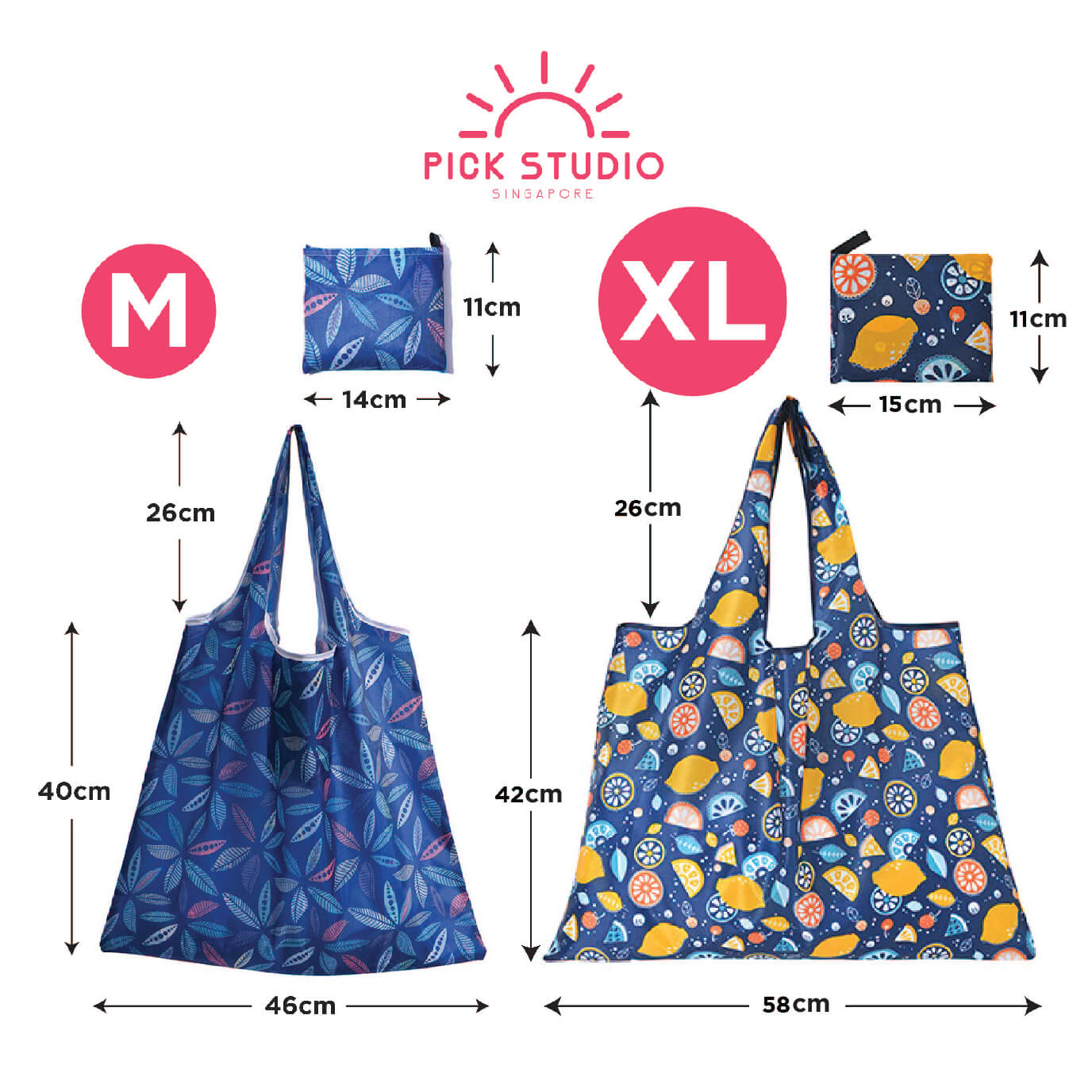[SG READY STOCK] Foldable Shopping Bag Foldable Recycle Bag - Easy to ...