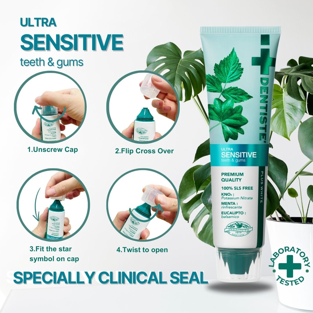 Dentiste Ultra Sensitive Toothpaste 100g + Free 5g Toothbrush | Shopee ...