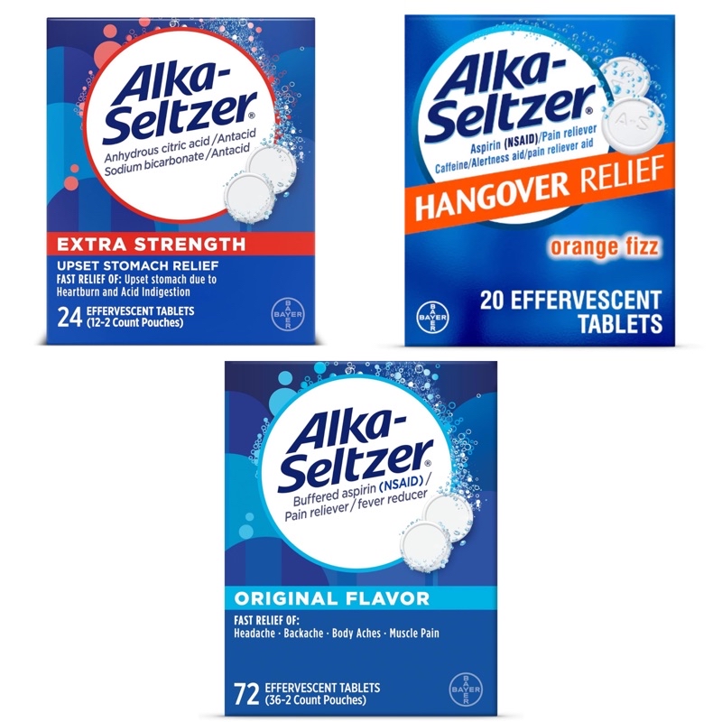 Alka Seltzer Extra Strength Upset Stomach Heartburn Relief, Orange fizz ...