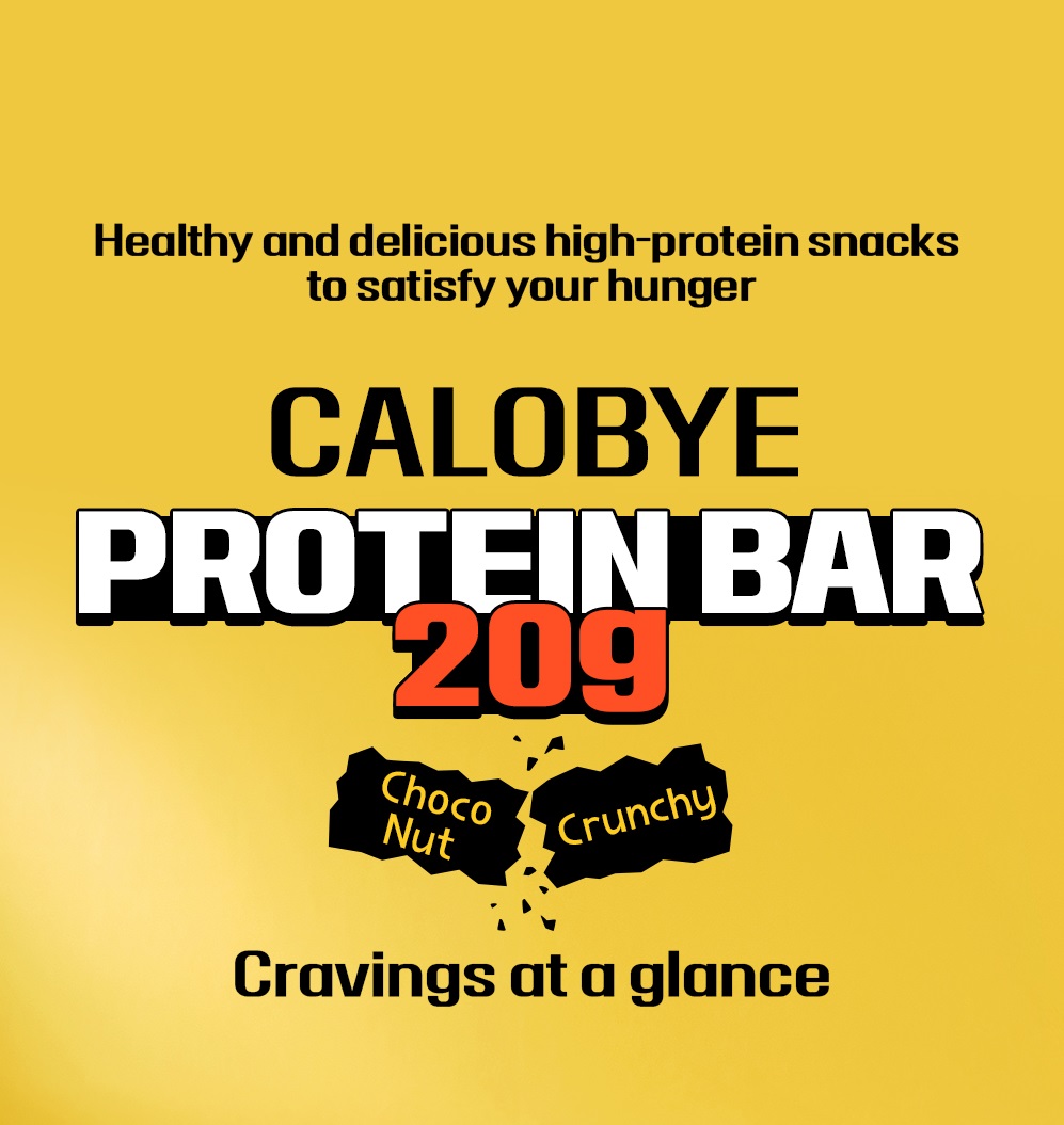 [CALOBYE] Protein Bar 20g Choco-Nut Crunchy flavor_1 set (6 units, 20g ...