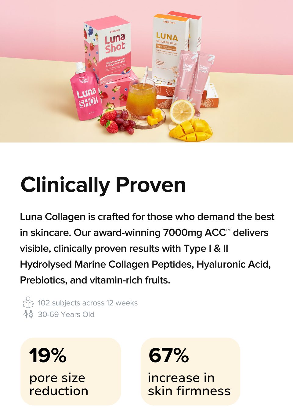 [1 Serving/Sachet] Luna Collagen Juice – 5-in-1 | 7000mg ACC™ to ...