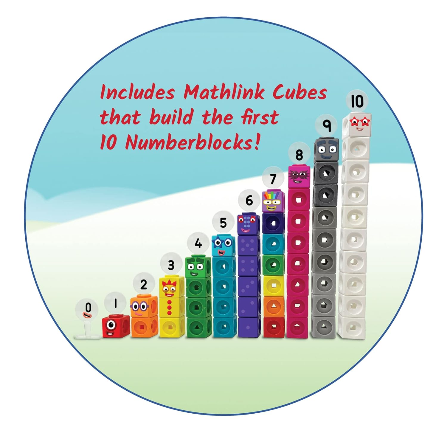 IN93417 Numberblocks Mathlink Cubes Activity Set 1-10 (Updated ...