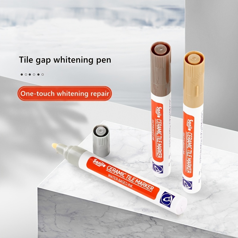 Ceramic Tile Marker, Wall Grout Pen, White Waterproof Tile Marker Pen ...