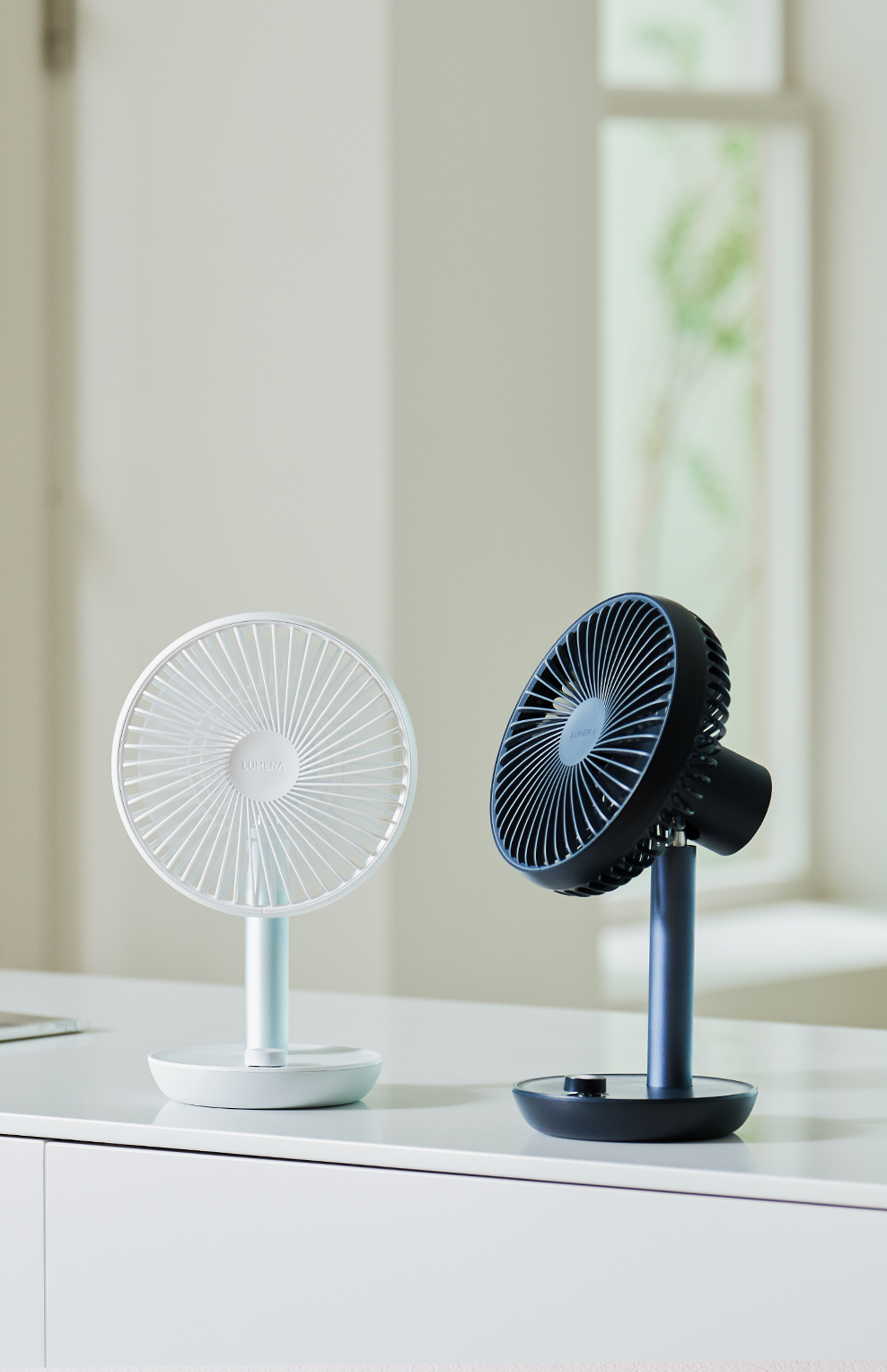 LUMENA STAND 3Z Table Fan Desk Fan USB Wireless Fan Portable Electric ...