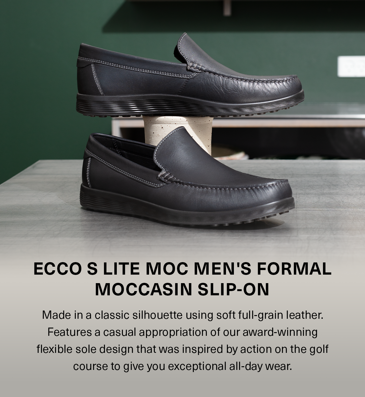 ECCO S LITE MOC MEN'S SLIP-ON | Shopee Singapore