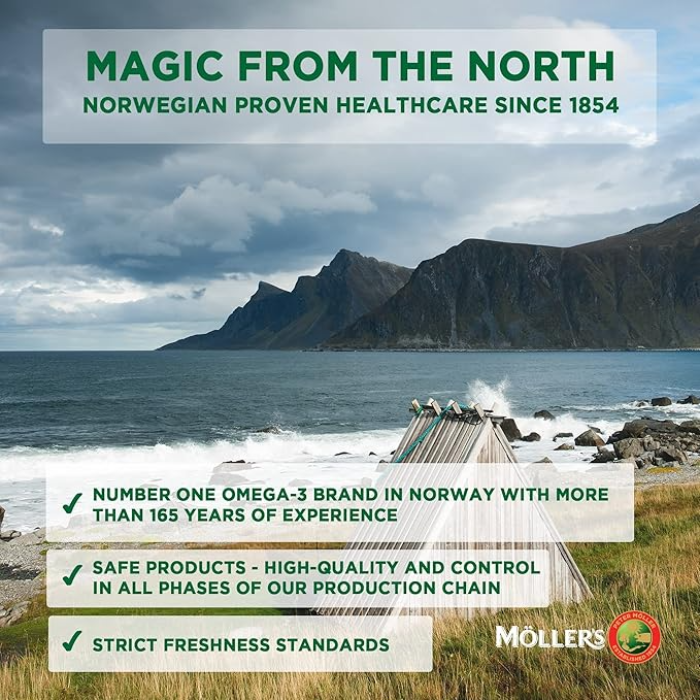 Moller’s ® | Omega-3 Capsules | Fish Oil | Nordic Omega-3 with EPA, DHA ...