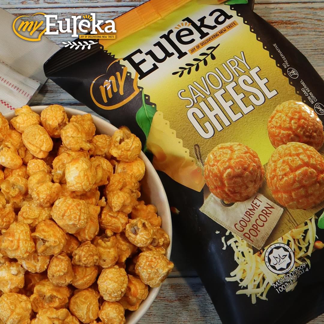 myEureka Gourmet Popcorn - 80g/pack Classic Caramel / Savoury Cheese ...