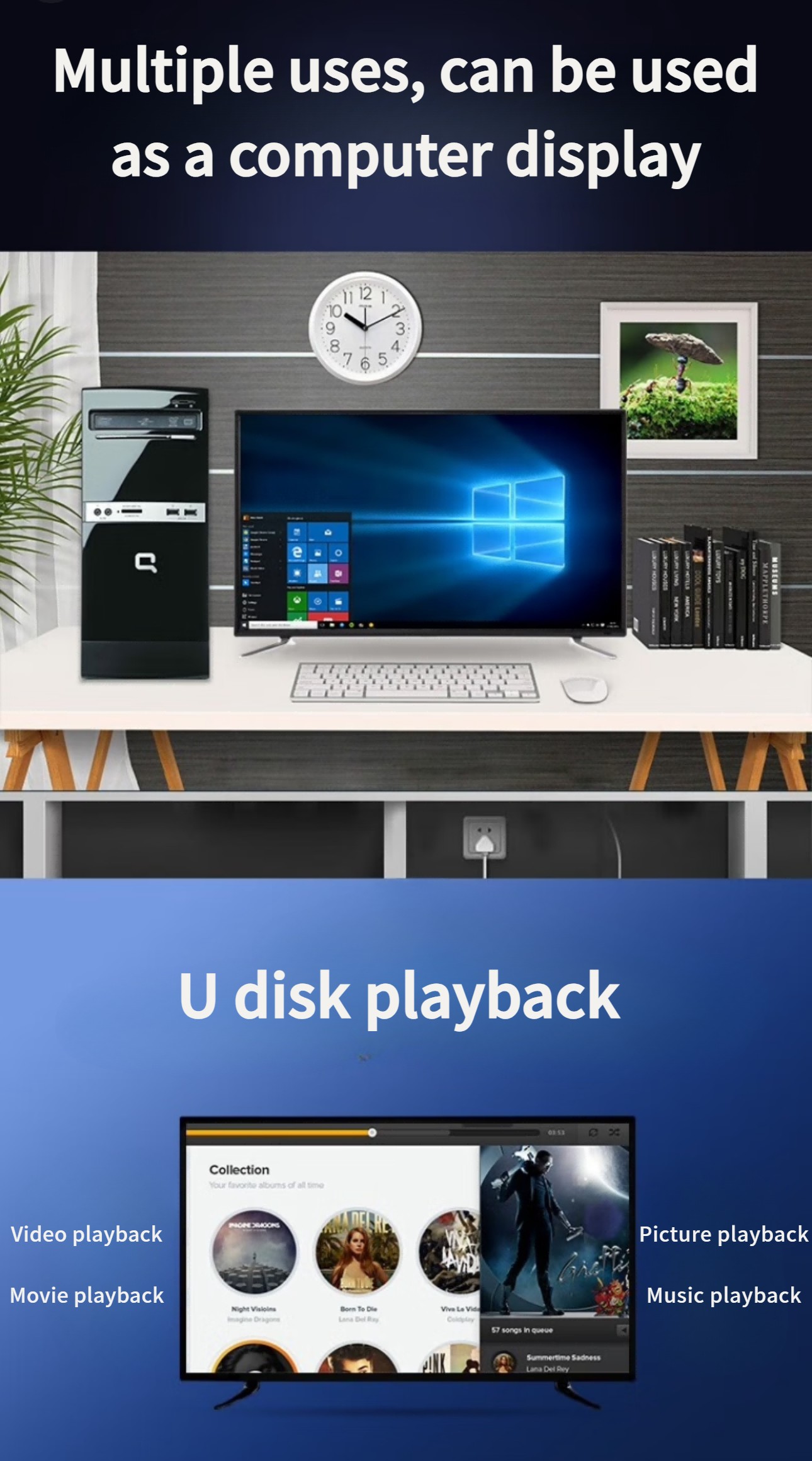 Google Smart TV 4K Ultra HD 32/43/55 inch Android TV 13.0 System LED TV Netflix Youtube Google ...