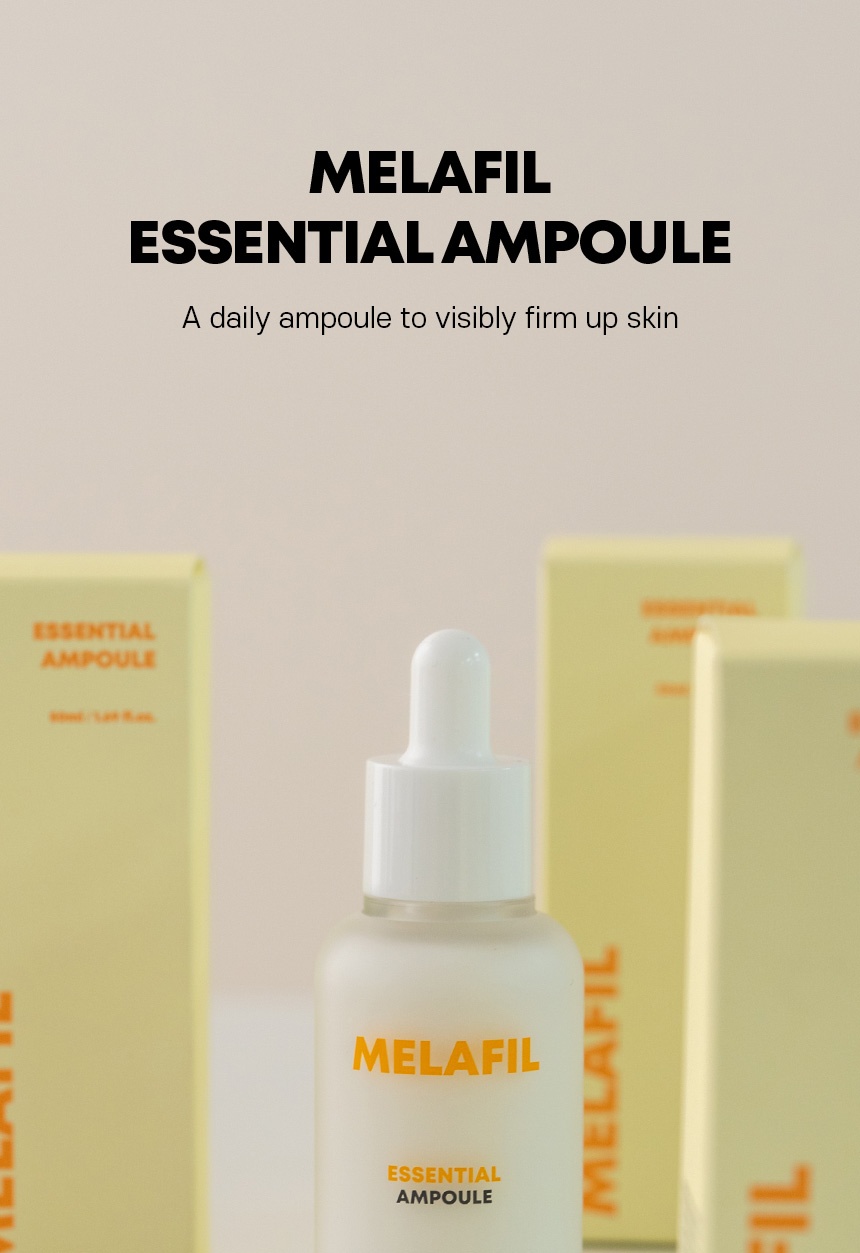 MELAFIL Essential Ampoule Face Moisturiser Skin Serum 50ml | Shopee ...
