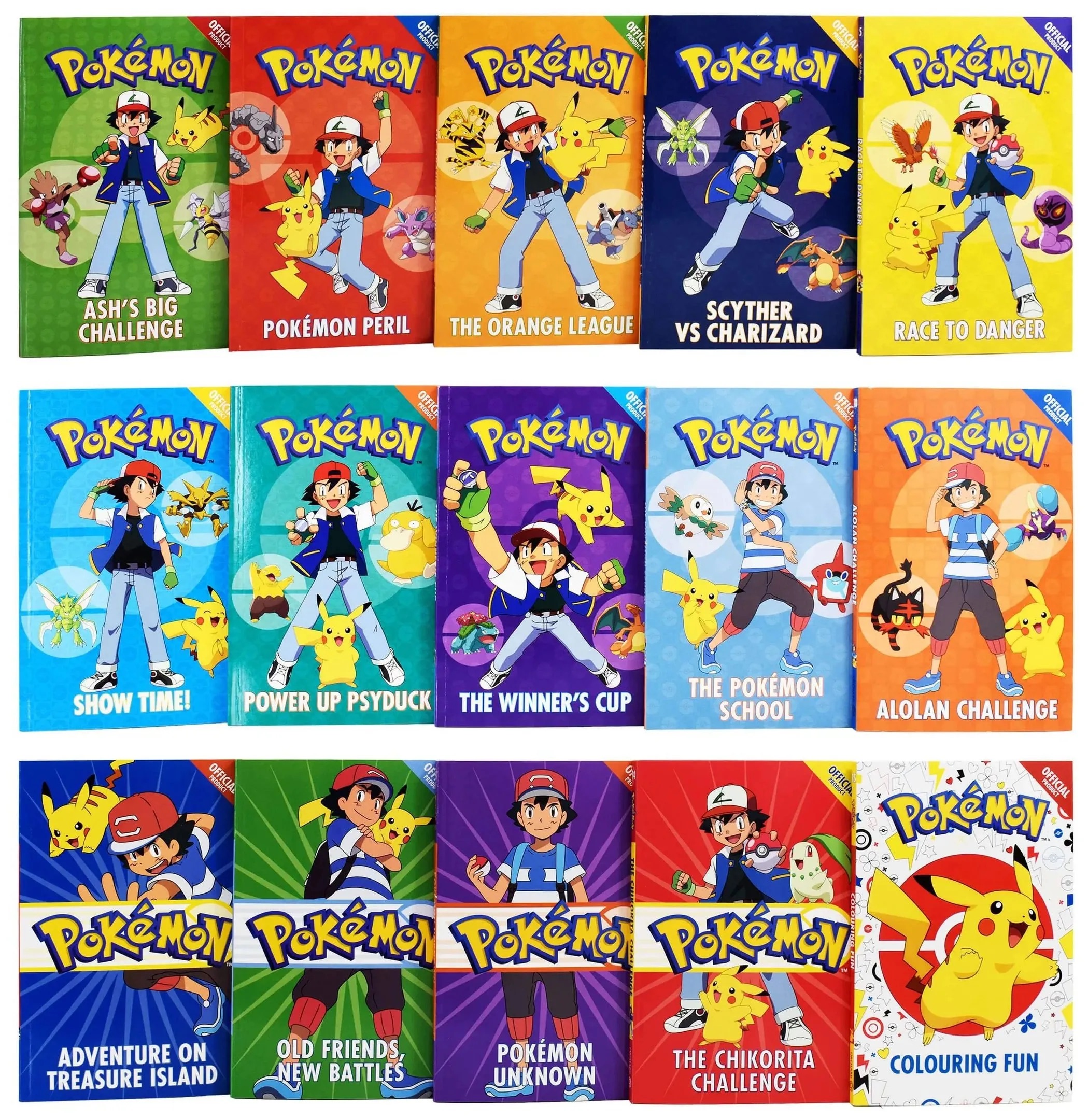 Pokemon Super Collection Series Books 1-15 Box Set By Tracey West ...