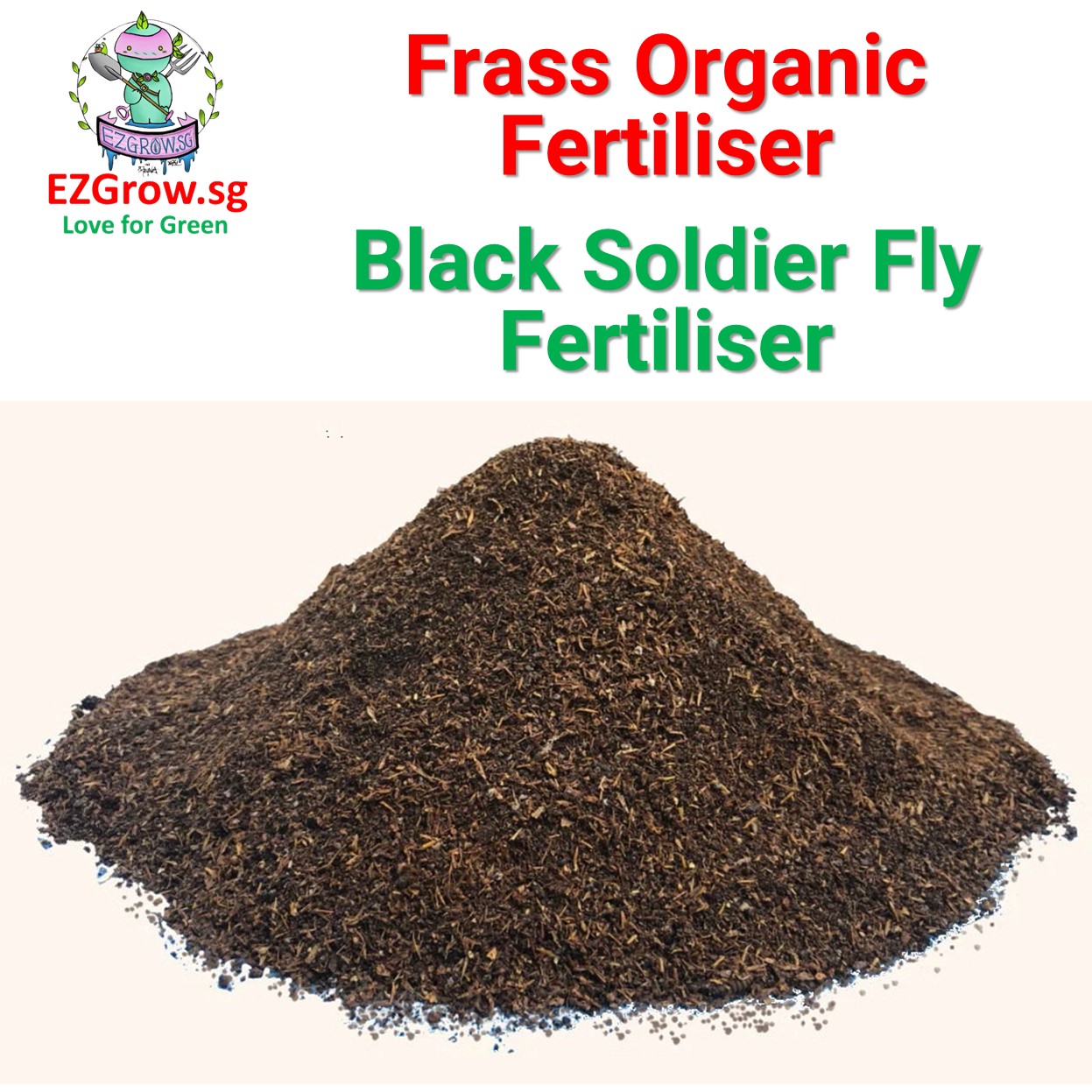 BetterFly 4kg [10L] Black Soldier Fly Organic FRASS Fertiliser ...
