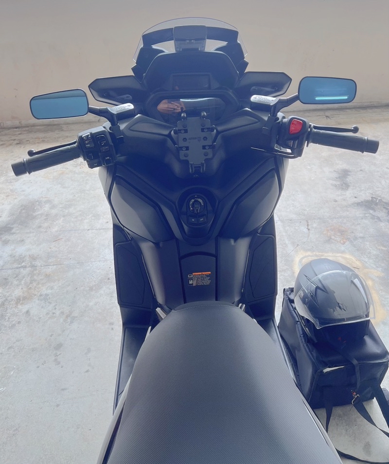 🇸🇬 Motorcycle Rearview Mirror Side Mirror H2C For Aerox Nmax Xmax Y15 ...