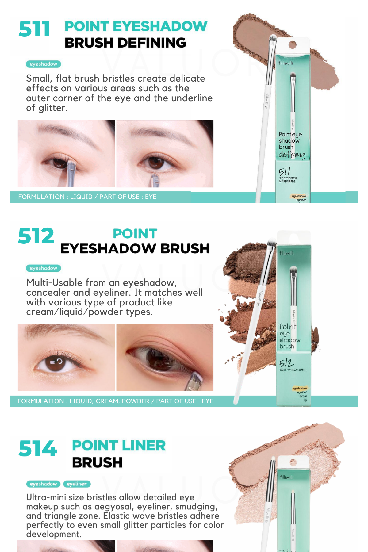 [Fillimilli] 🚀 Ready to Ship 🚀 Make Up Brush, Eyeshadow, Eye Make Up ...