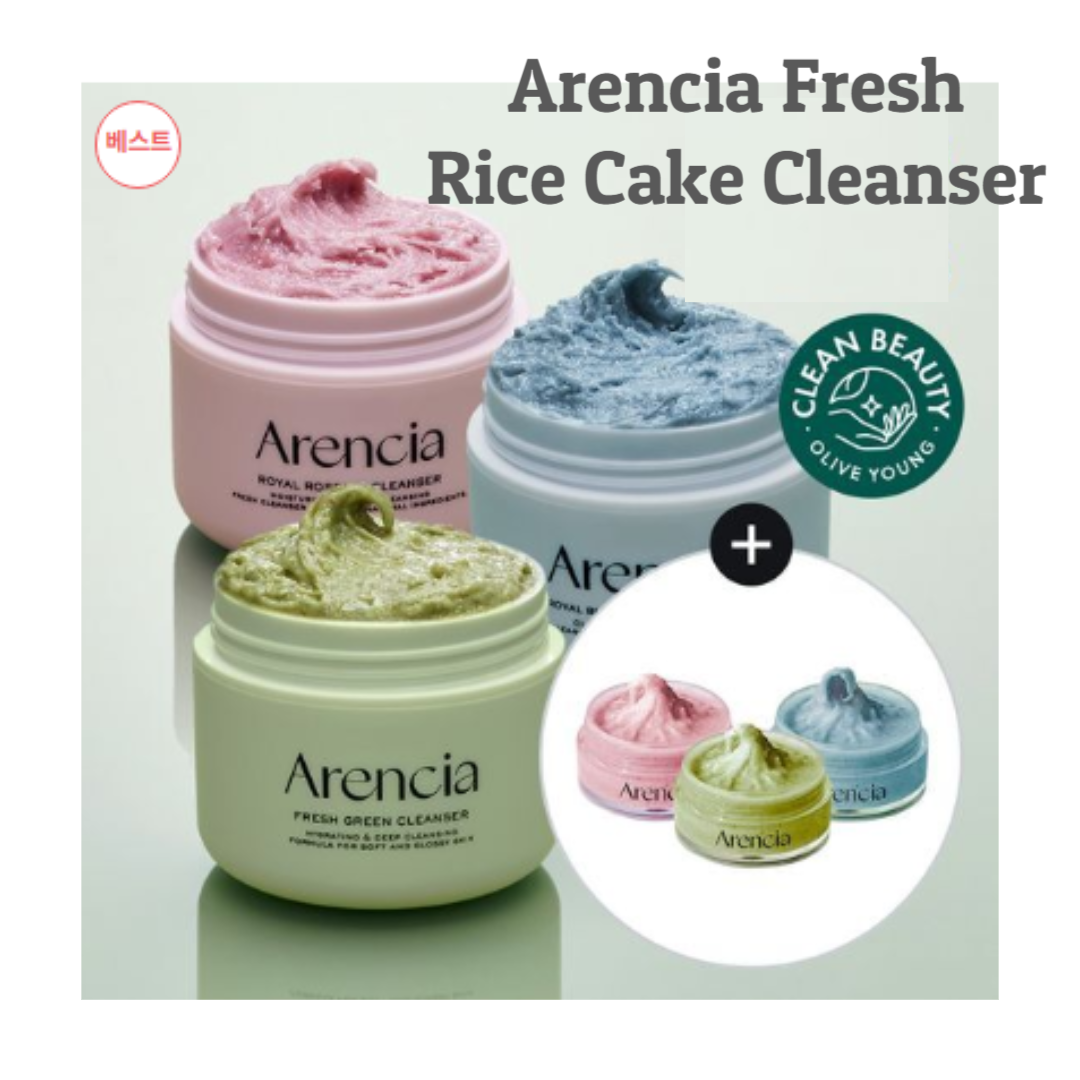[Korea Arencia] 120g+30g Fresh Rice Cake Cleanser / ARENCIA Fresh Cleanser Series 120g+30g ...