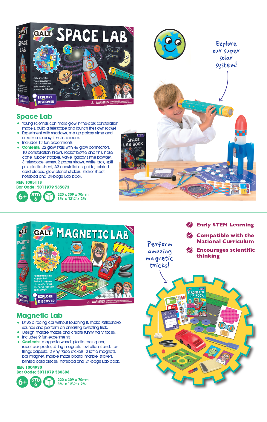 Infantino | Galt Explore And Discover Lab Kits (Science Lab / Glow Lab ...