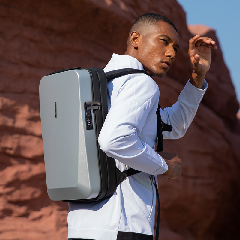 MARK RYDEN Hard-shell Waterproof 17.3" Laptop Backpack | Shopee Singapore