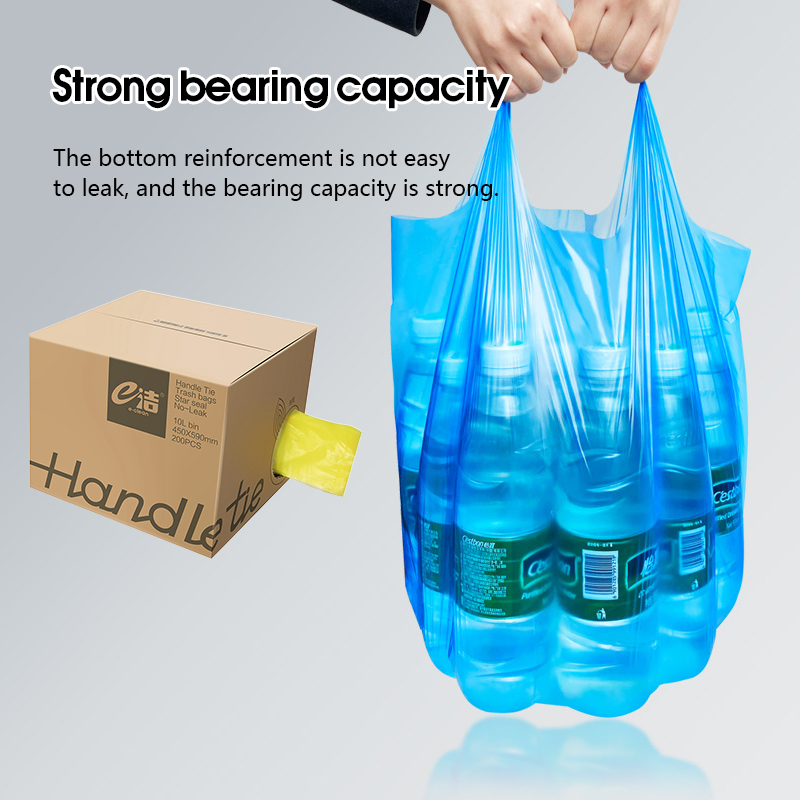 【HM】SG STOCK 200PCS 45*59cm Rubbish Bag Handle Breakpoint Thickened ...