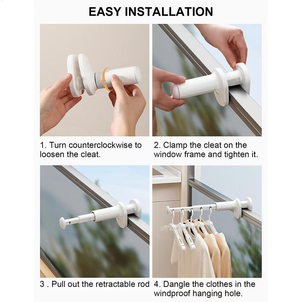 GIFTIDEA Travel Drying Rack Portable Indoor Folding Hanger No Punching ...
