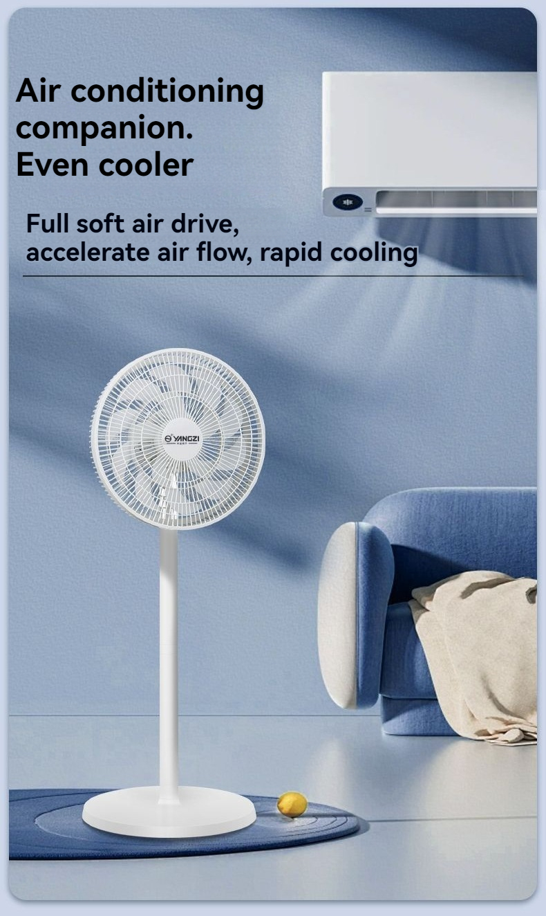 Premium 2IN1 Smart Adjustable Standing Floor Fan/Air Circulation Fan ...