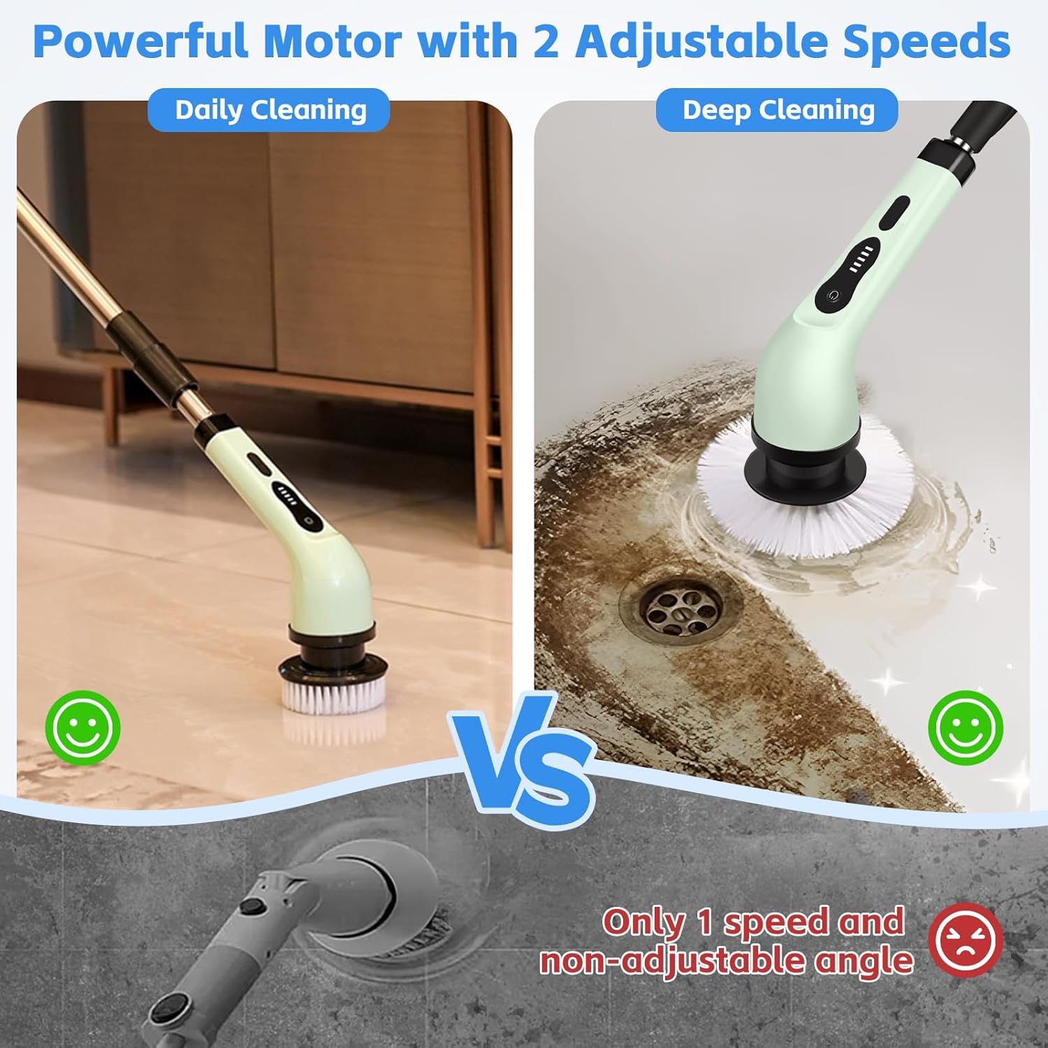 SG Stock 9 in 1 Portable Electric Cleaning Brush Set Kit Replaceable ...