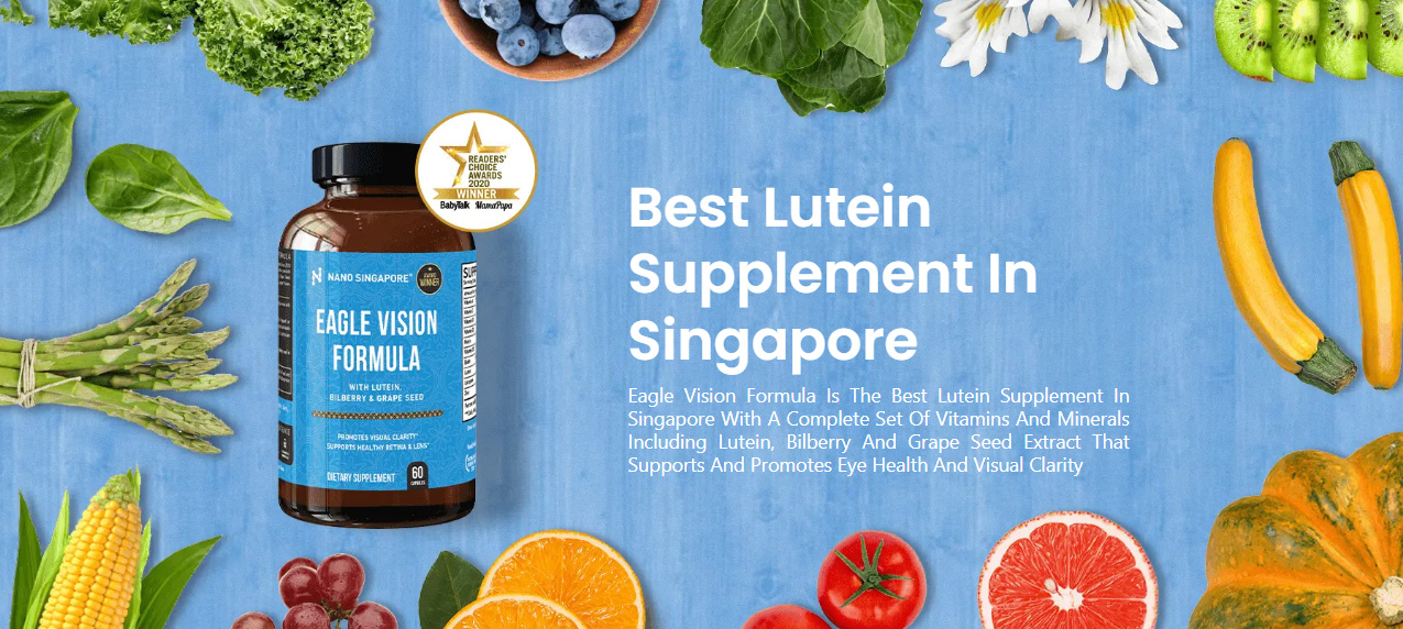 Lutein Eagle Eye Vision (60s) Max Lutein Strength - Bilberry + Grape ...