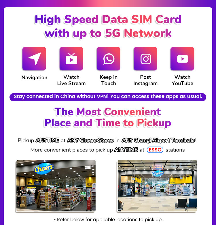 China SIM Pro 3-30Days Daily 300MB-1GB Unlimited Data | Instant Airport Pickup | High Speed ...