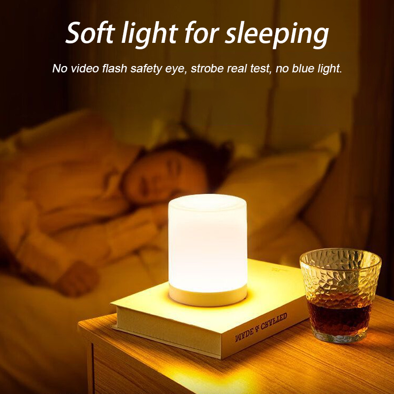 【HM】SG STOCK Rechargeable Bedside Lamp Dimmable Table Touch Night Light LED Light Super Long ...