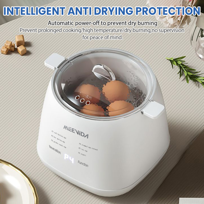 【HM】MEEVIDA Intelligent Egg Boiler Automatic Power Off Household Small ...