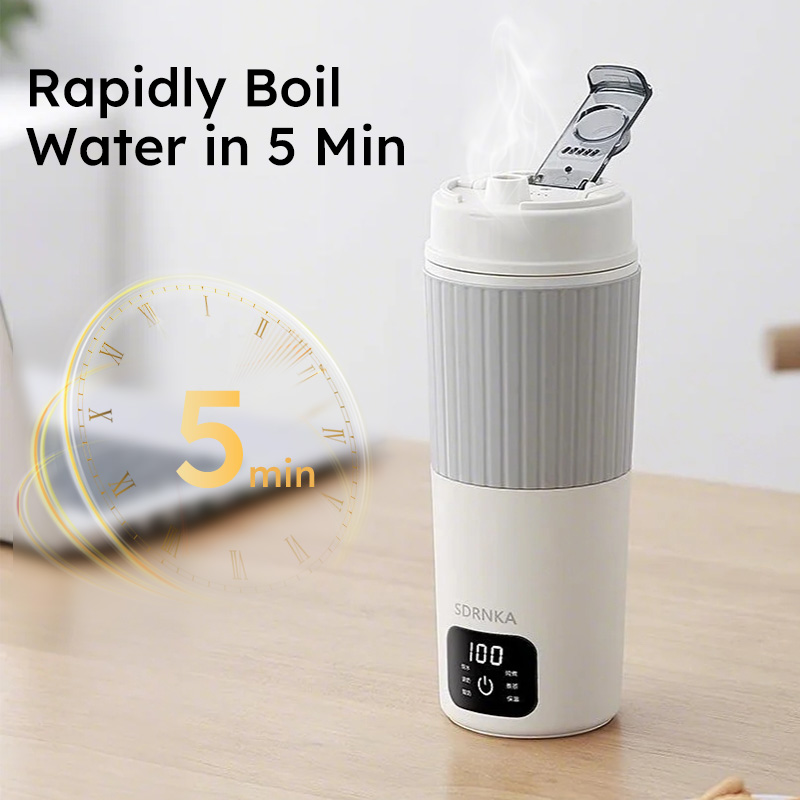 [SG] Portable Travel Electric Kettle with LCD Temperature Control Mini ...