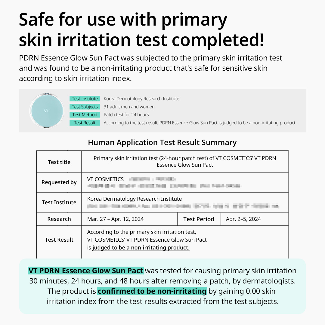 [VT] PDRN Essence Glow Sun pact 10g SPF 50+, PA+++, Plant-based PDRN ...