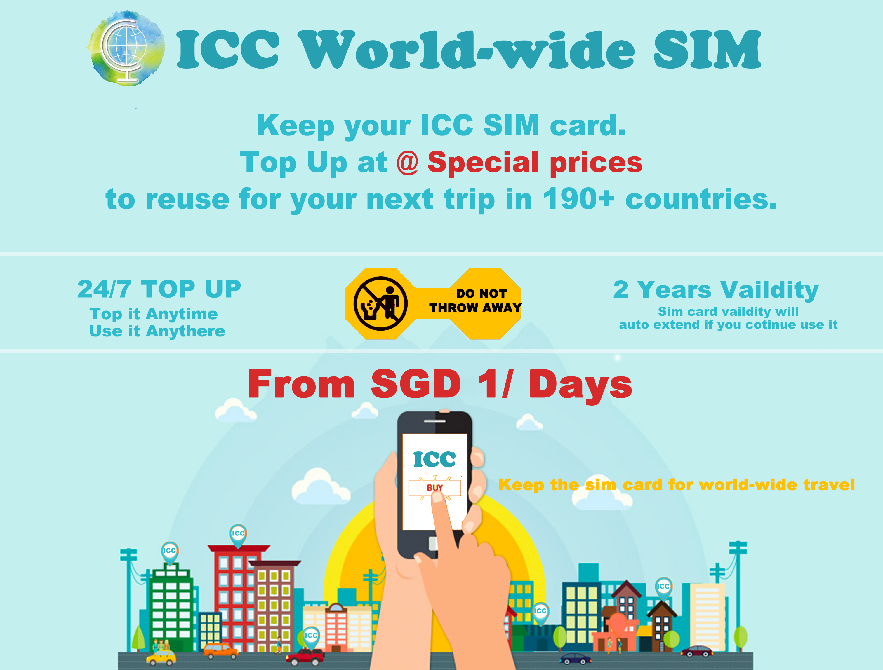 ICC_Malaysia 1-30 Days Unlimited Data SIM Card| Can top up Reuse ...