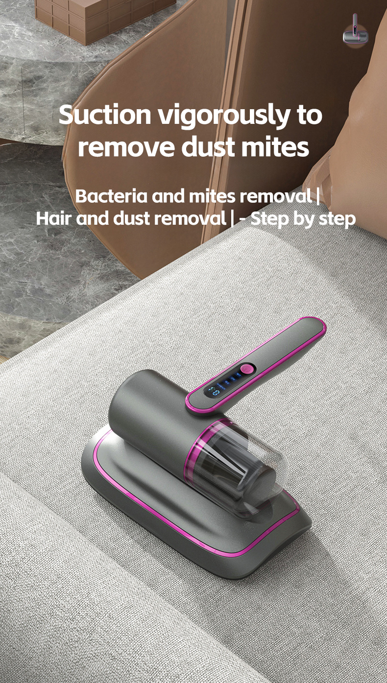Chiyomi Handheld 12000Pa dust mite removal vacuum cleaner Bed Sofa ...