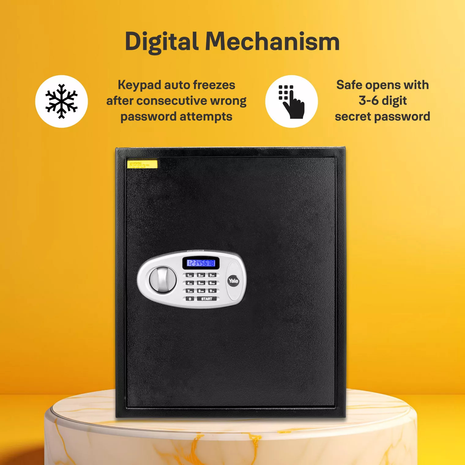 Yale Standard YSS/520/DB2 Digital File Large Safe (520x350x360mm) (1 ...