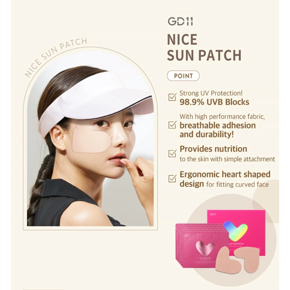 [GD11] Nice Sun Patch, 2ea x 5sets /Golf patch, UV block, sports patch ...